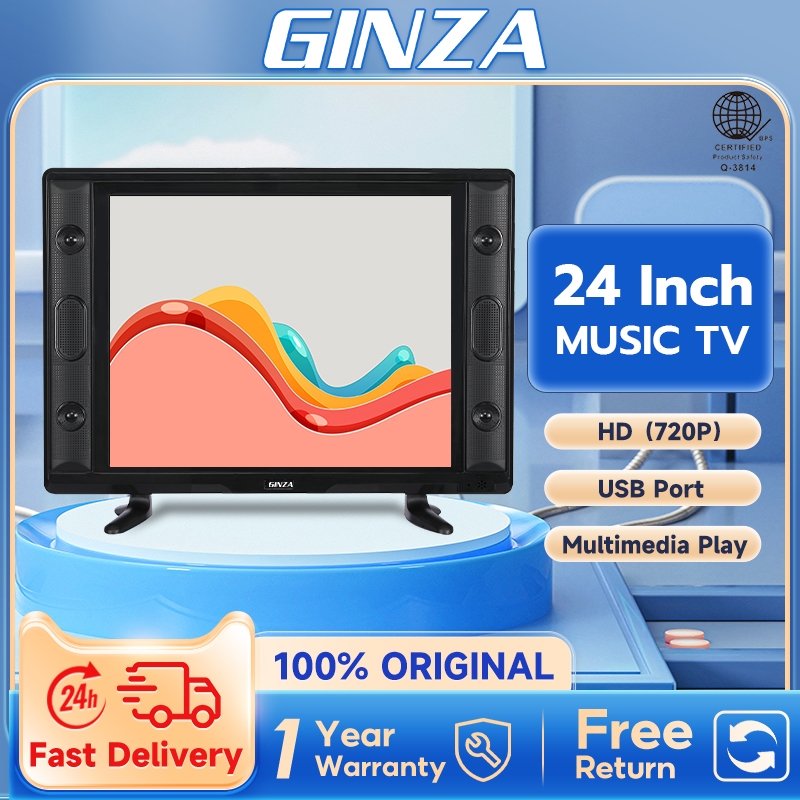 GINZA 24 inch Sale Flatscreen Ultra-slim Cheap TV FHD LED TV | Lazada PH