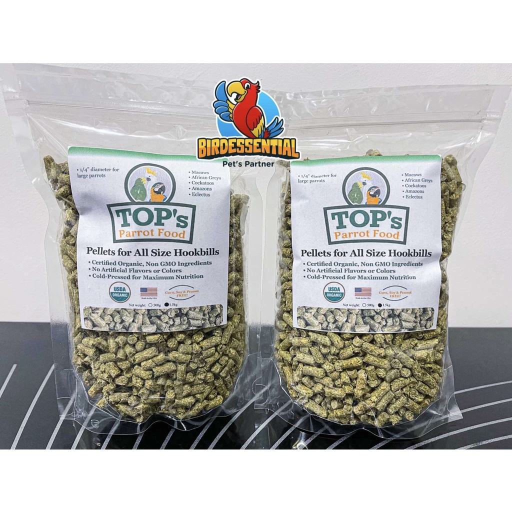 TOPs Parrot Pellets for All Size Hookbills repack | Lazada PH