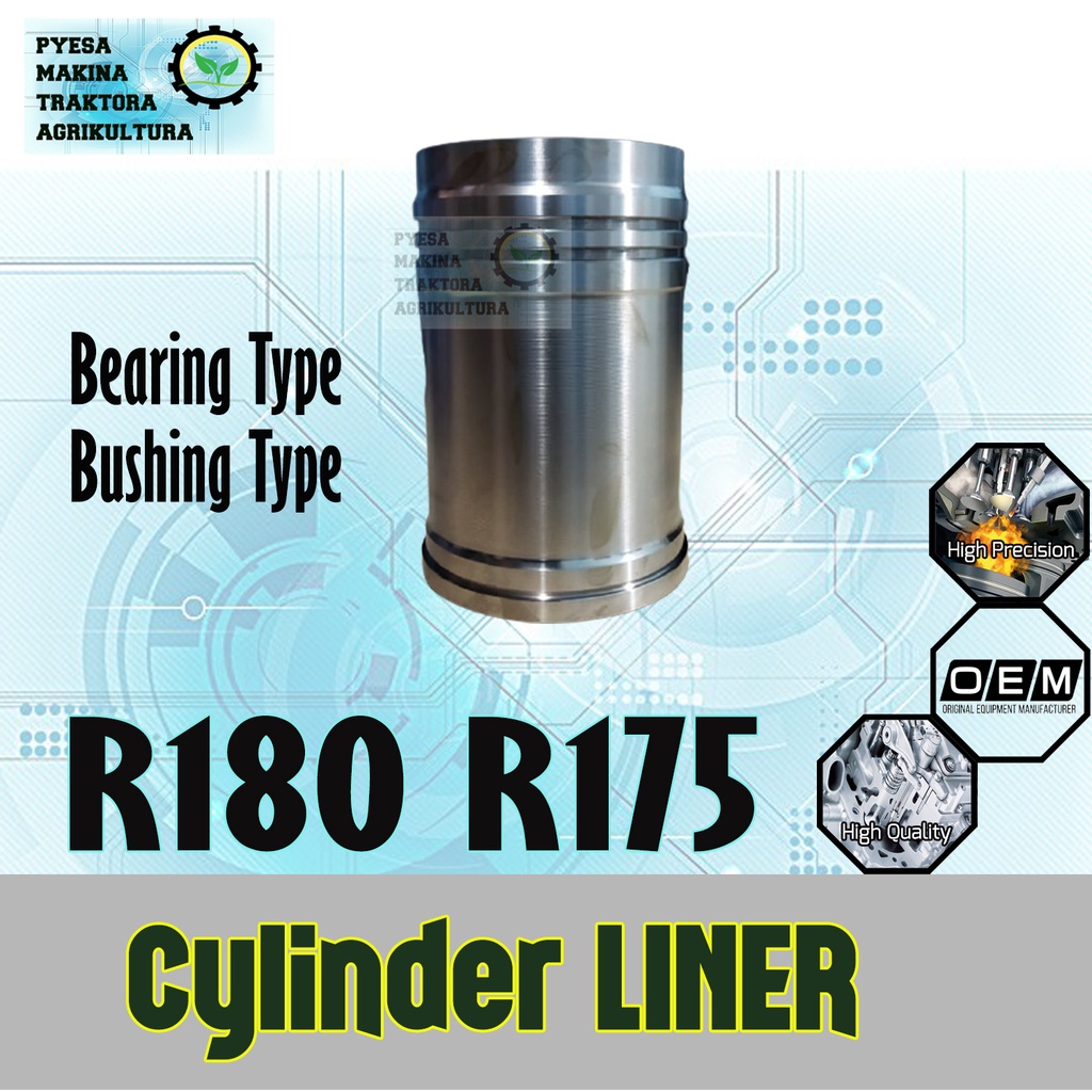 Cylinder Liner R180 R175 Bearing or Bushing Type Diesel Engine | Lazada PH