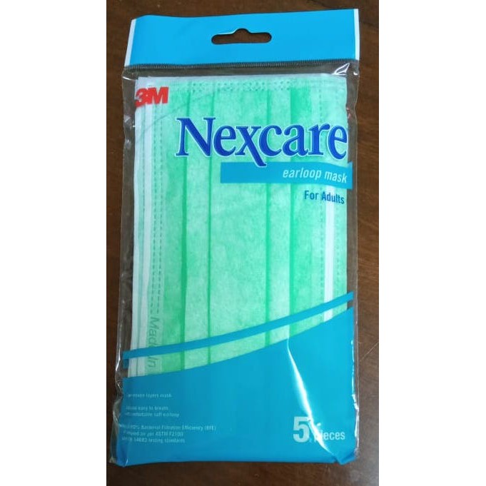 3M NEXCARE earloop mask by 5s - 1901NqF | Lazada PH