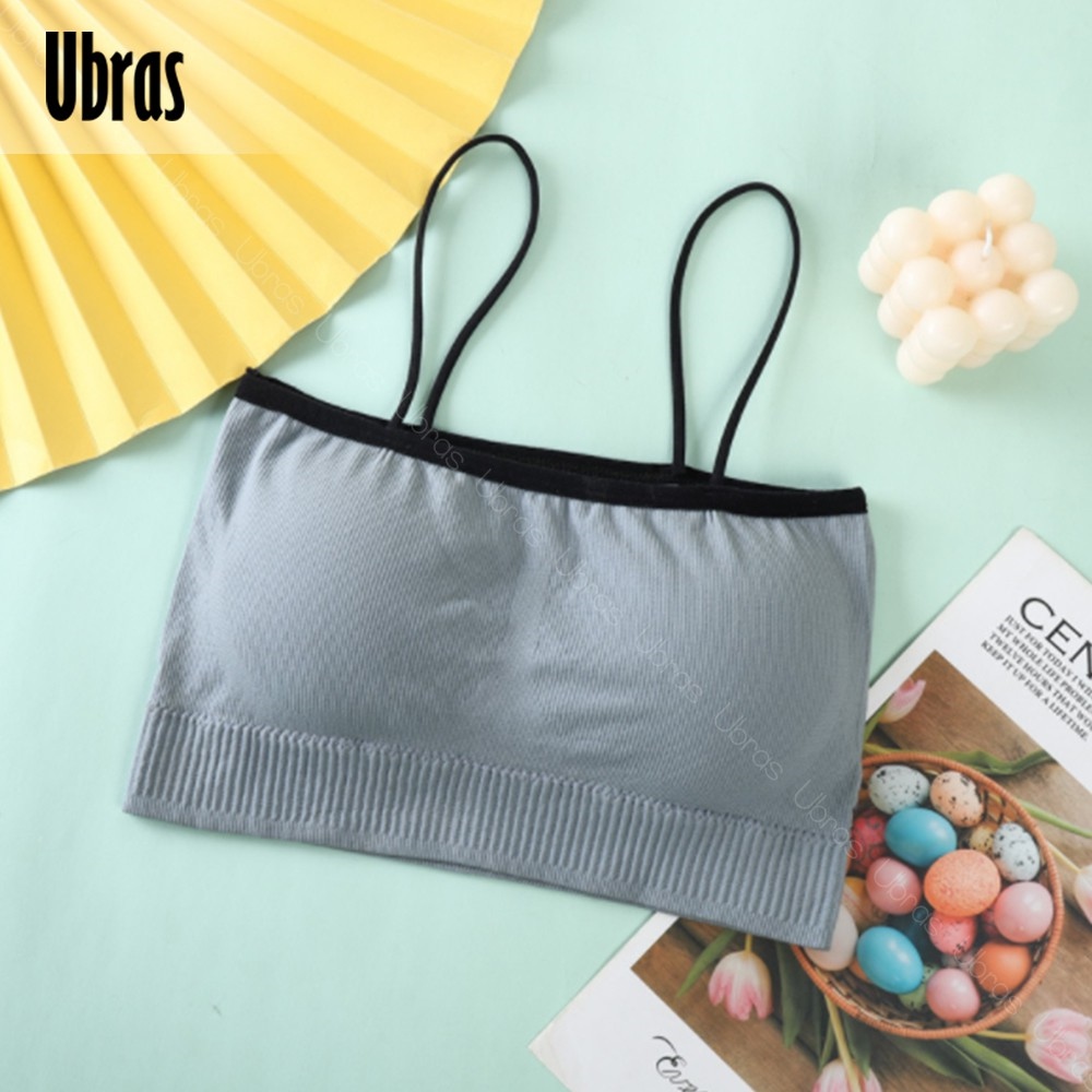 [Ubras] Korean Thin Sling Bra wrapped chest Underwear UWNY8018 | Lazada PH