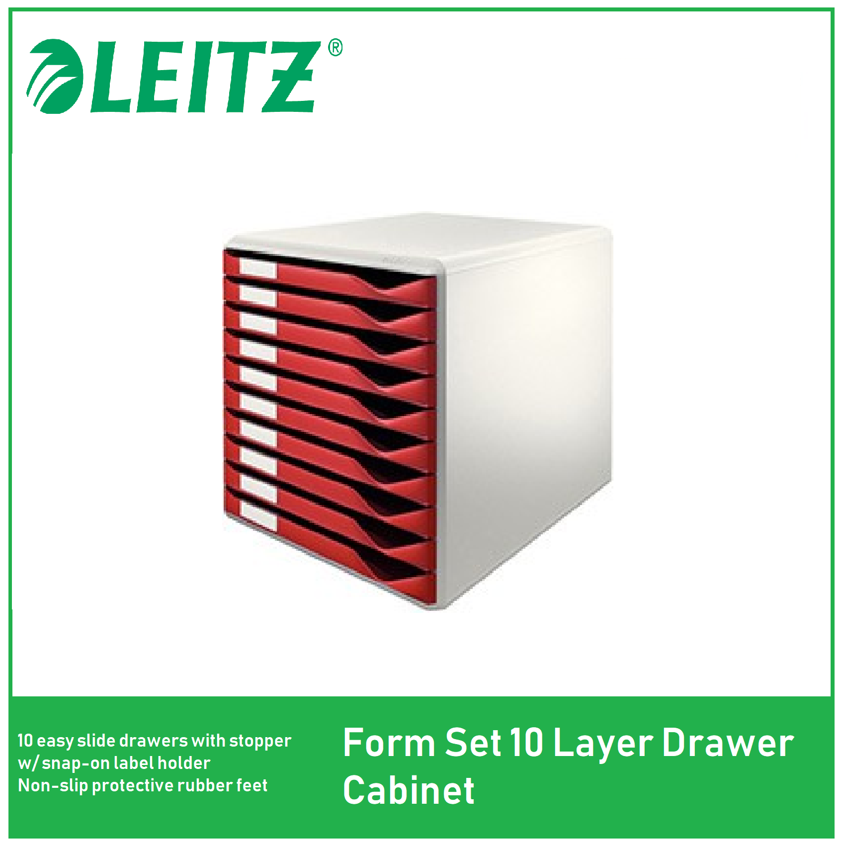 LEITZ 5281 Form Sets with 10 Drawers -MADE IN EUROPE | Lazada PH
