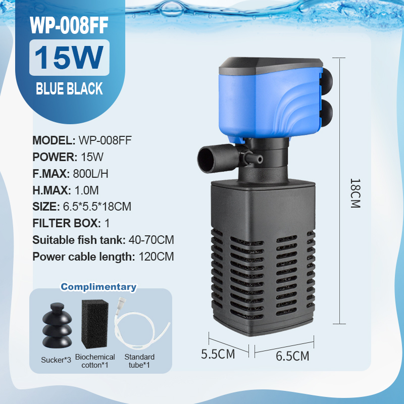 【DDC AQUA】3 in 1 Mini Filter For Aquarium Aquarium Filter Pump Oxygen ...