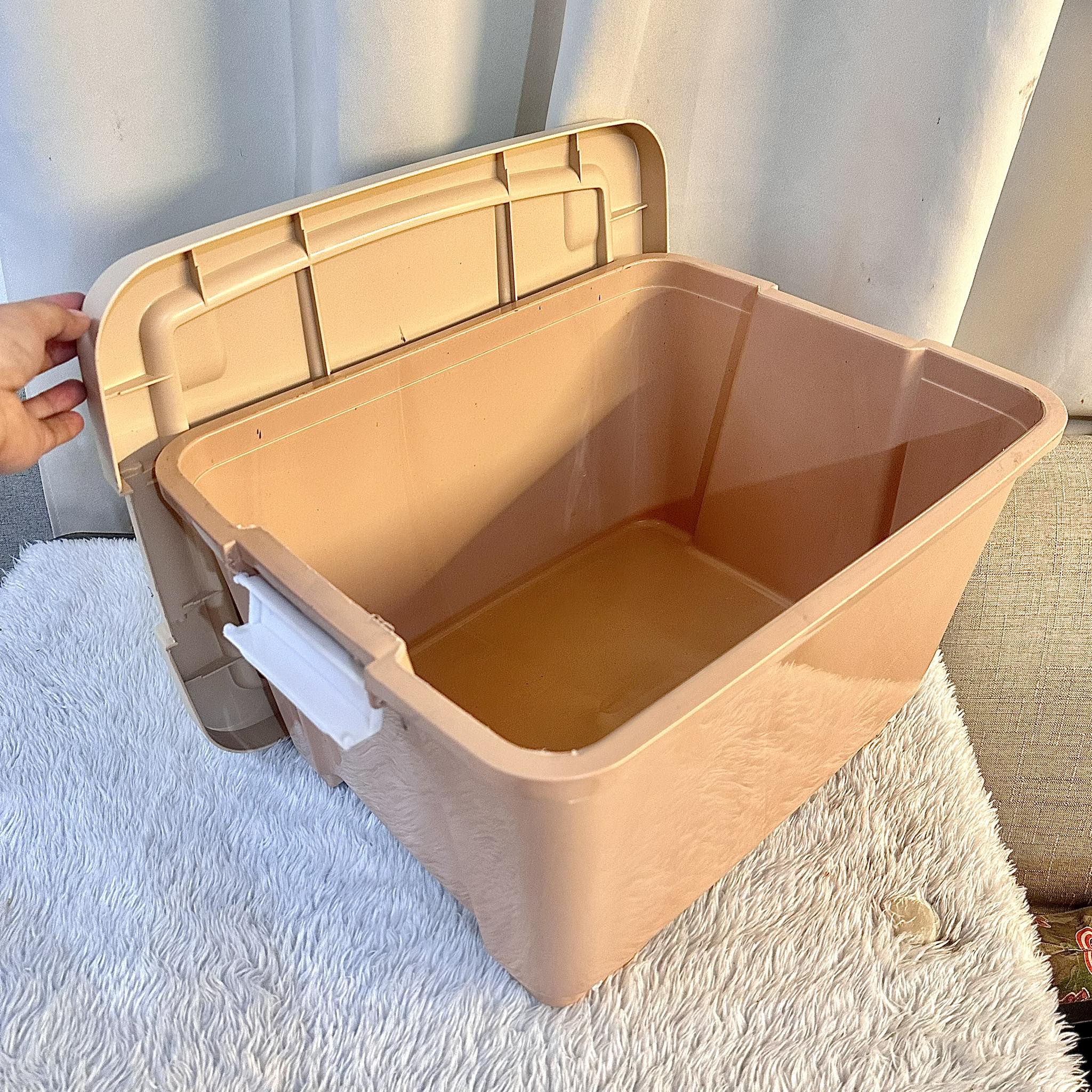 9901 BEIGE - 30Liters Storage Box Organizer/Storage Office and Home ...