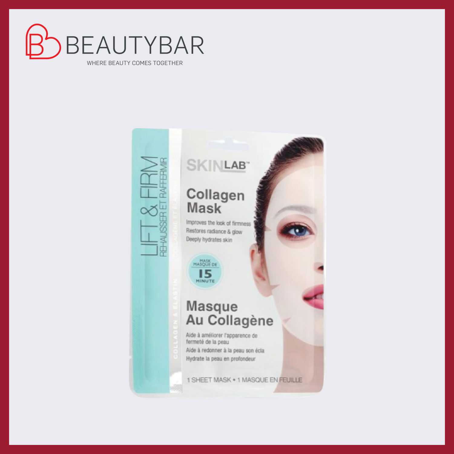 Skin Lab Lift & Firm Collagen Sheet Mask (5 Treatments) - (Beauty Bar ...