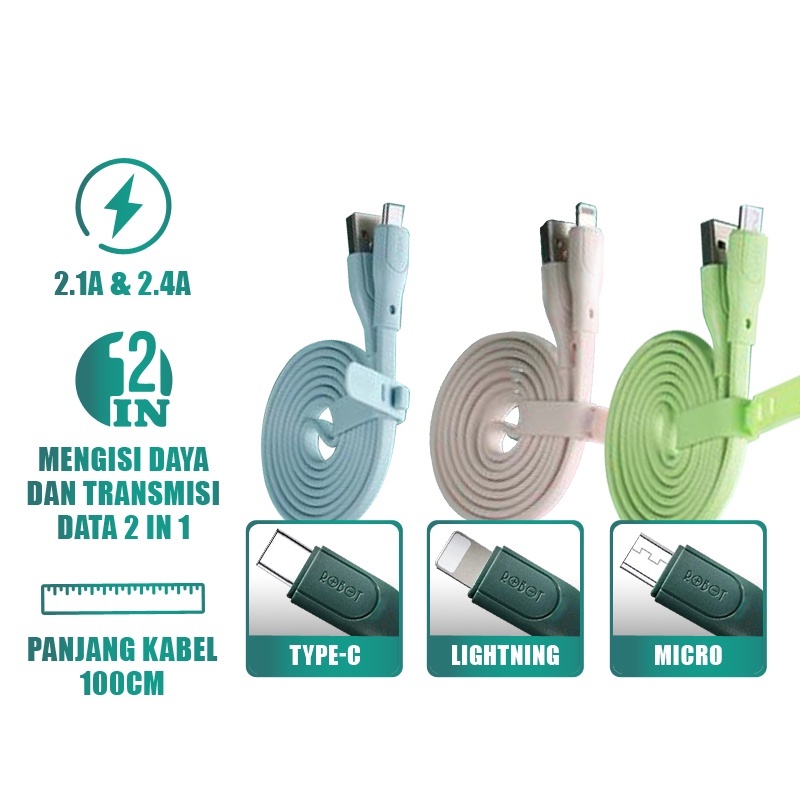New Cable Data Type C Micro USB 1M Data Cable Original | Lazada PH