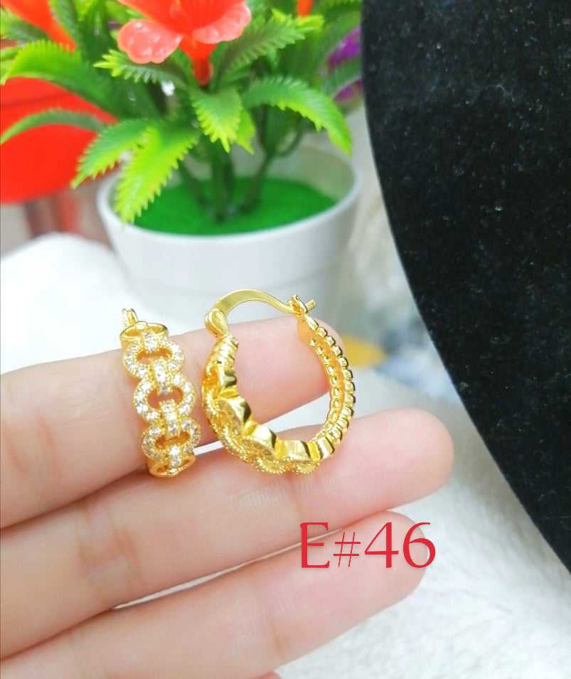 10k Saudi Gold Earrings High Quality Legit Non Faded | Lazada PH
