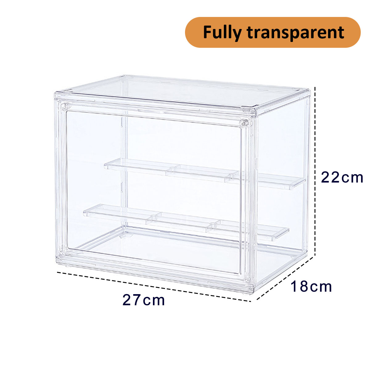 Acrylic Popmart Display Box Doll Storage Organizer LEGO Transparent ...