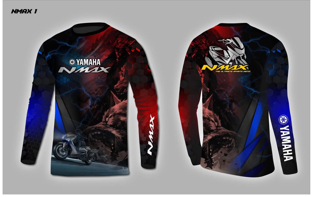 Yamaha Nmax 1 Design Long Sleeves Sublimation Drifit Uniform ( High ...