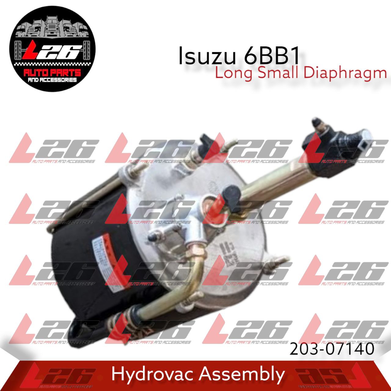 Isuzu 6BB1 Brake Booster Assembly/Hydrovac Assembly 203-07140 Small ...
