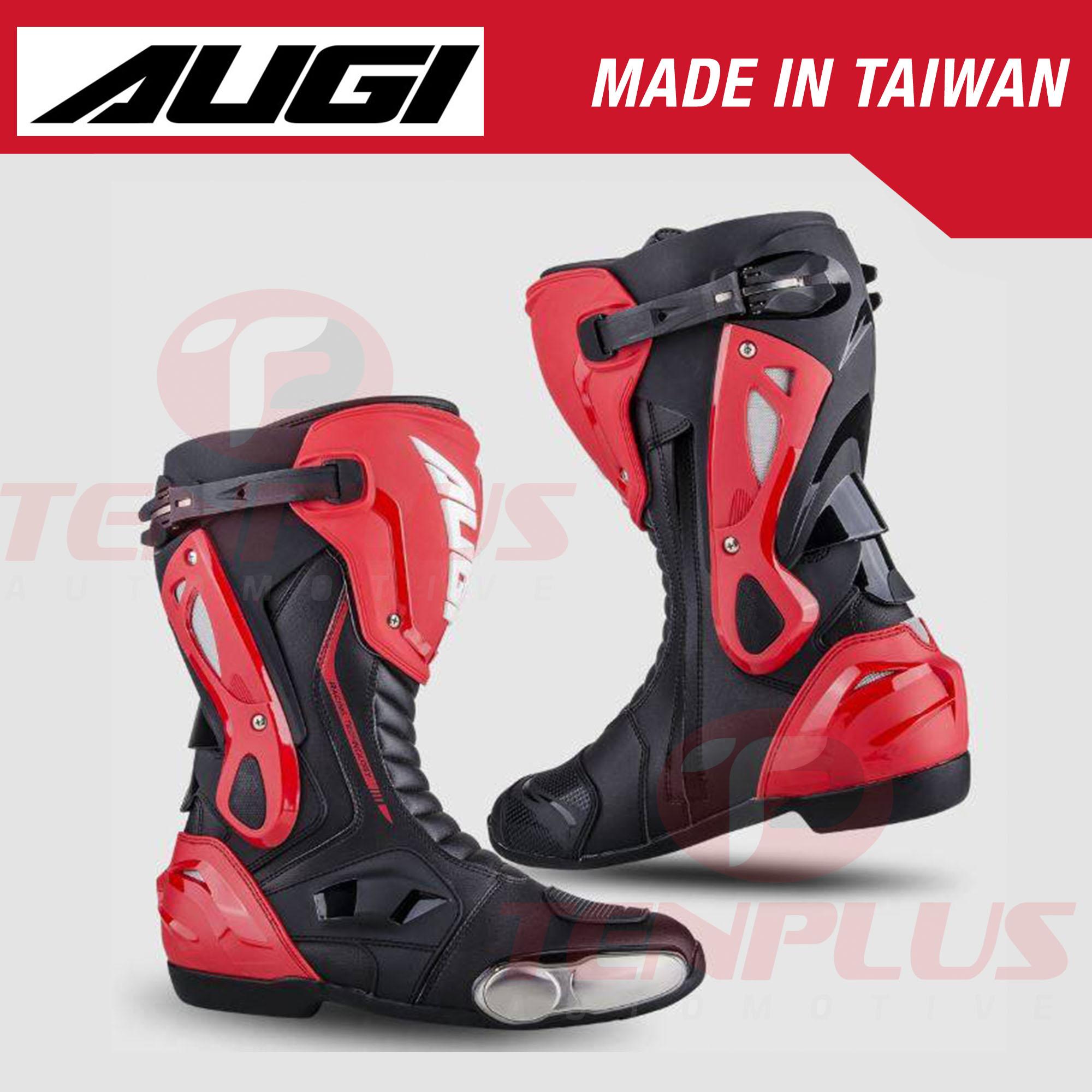 AUGI Racing Boots AR-1 Black/Red | Lazada PH