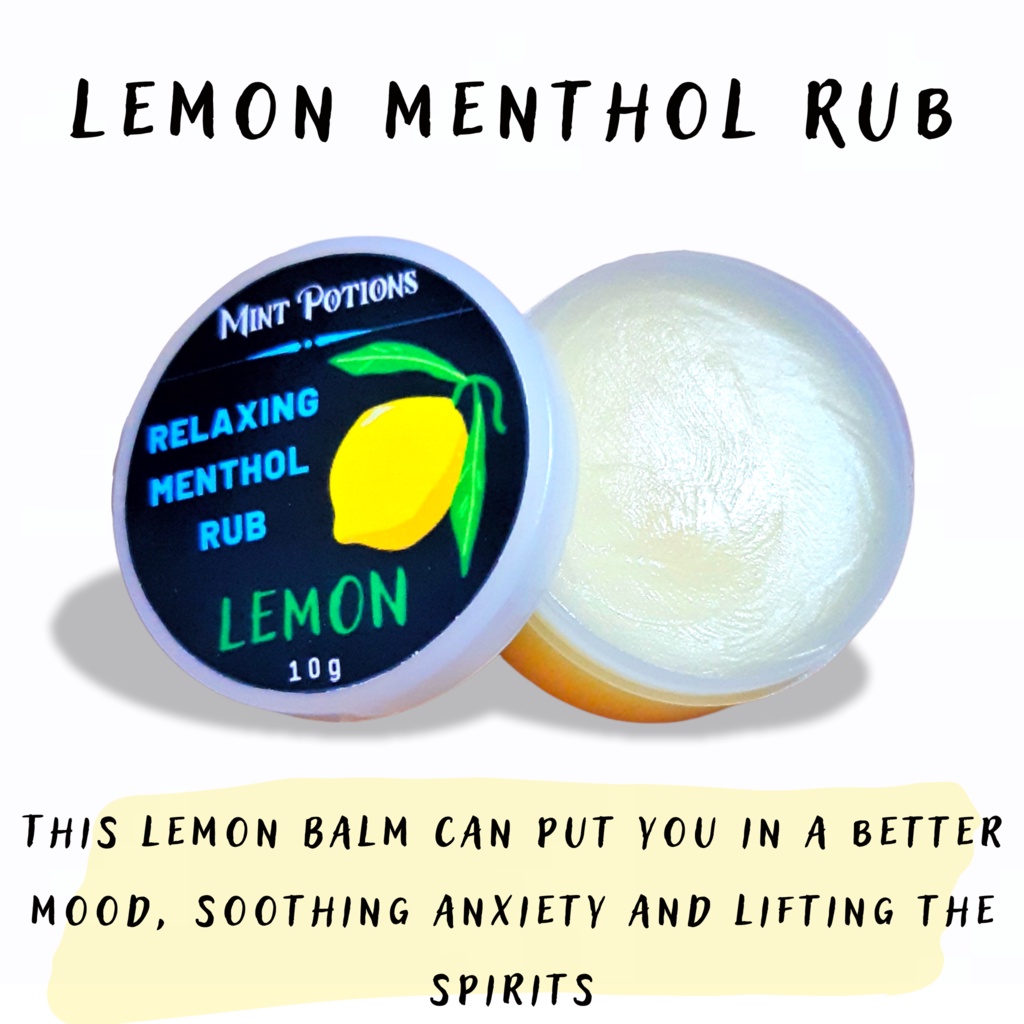 Lemon Menthol Rub by Mint Potions 10g | Lazada PH