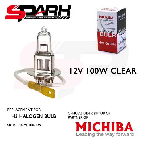 H3 Halogen Bulb Fog Lamp 12V 55W 100W fit for Car | Lazada PH