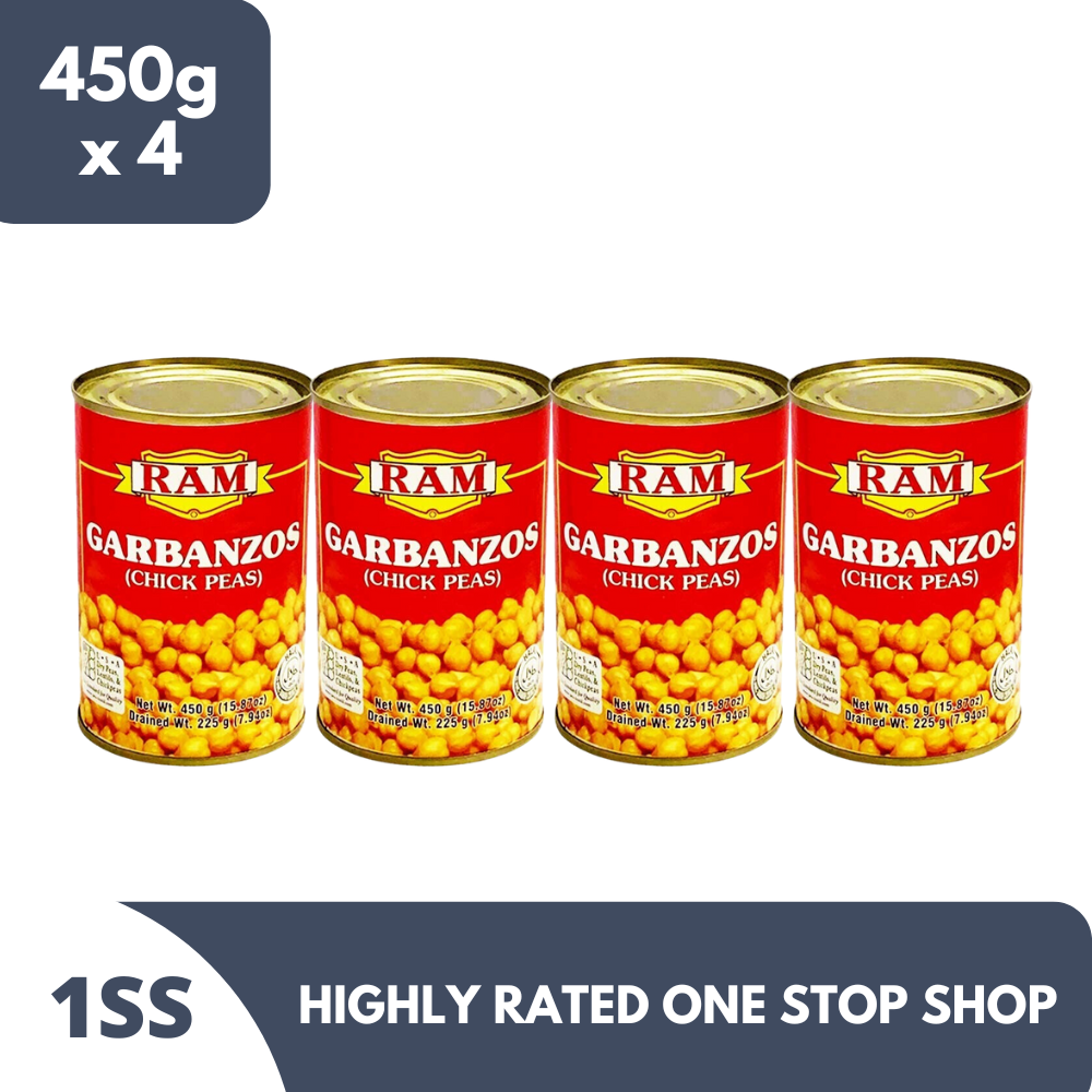 Ram Garbanzos (Chick Peas) 450g x 4 | Lazada PH