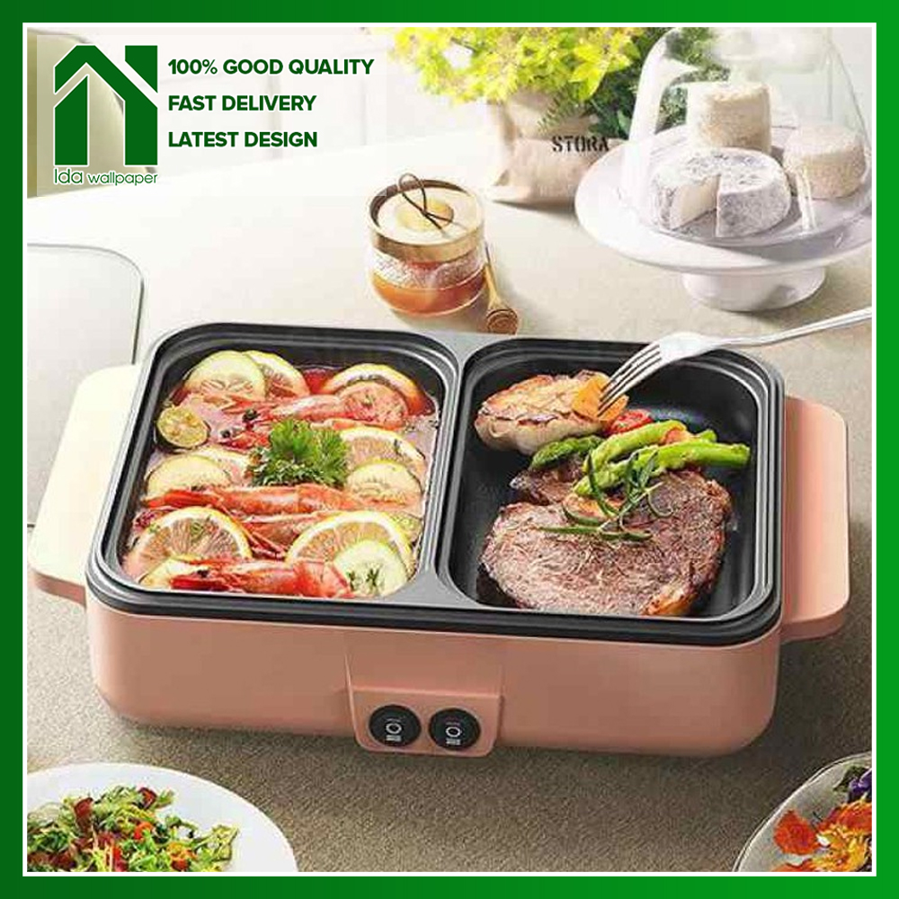 IDA Affordable Multi-functional Electric Cooker Mini Hotpot Barbecue ...