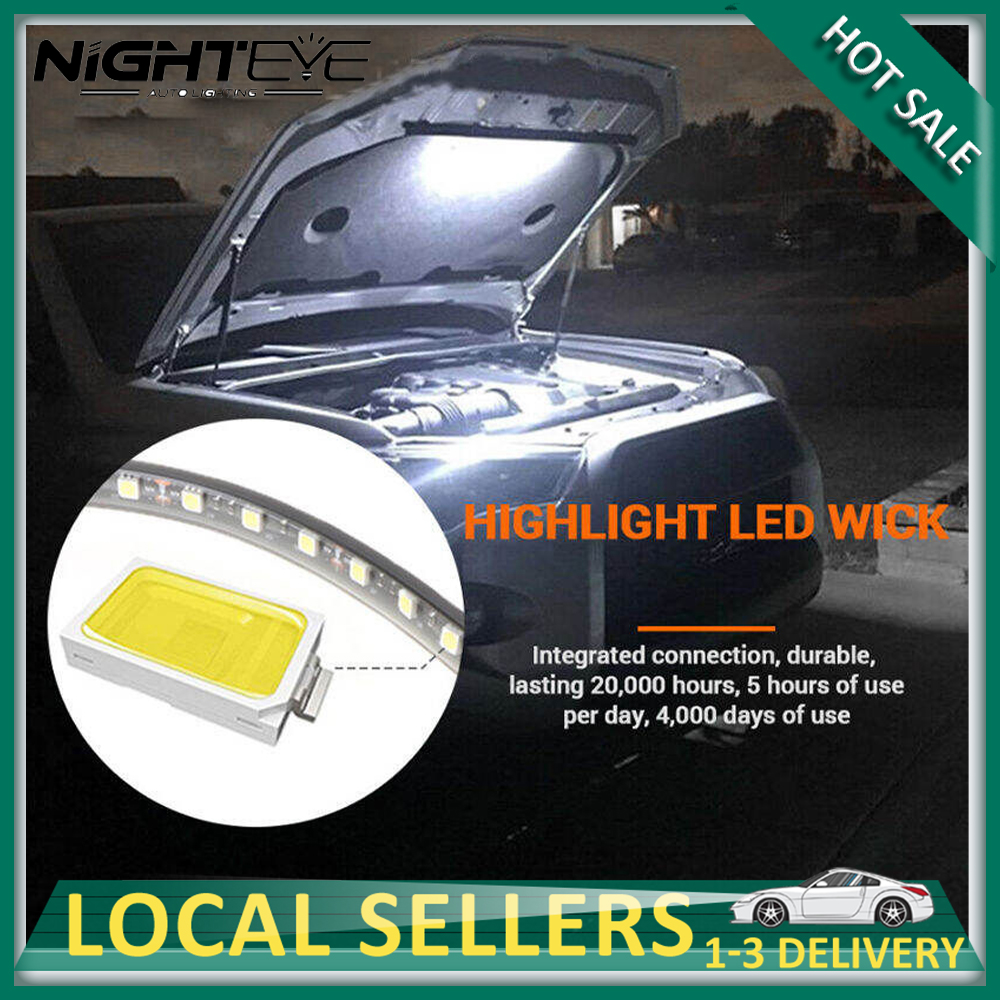LED Car Hood Light Emergency Lamp Car Engine Light Strip Repair ...