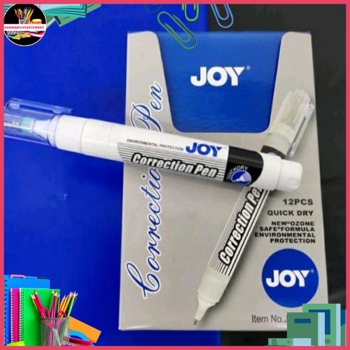 Joy Correction Pen 8ml Quick Dry Pen Correction (Sold per pc) School ...