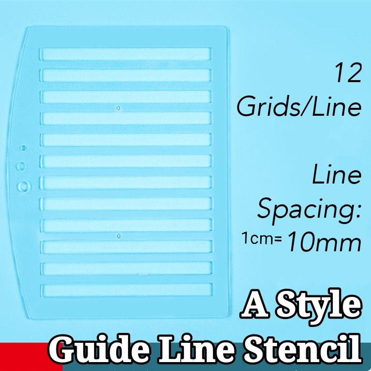 S.A Warehouse Guide Liner Clear Plastic Ruler Guide Line Stencil ...
