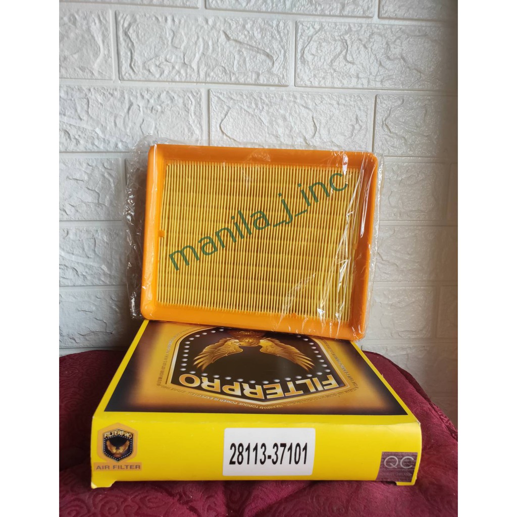 AIR FILTER FOR HYUNDAI TRAJET (SUBIC MODEL) FP- 28113-37101 | Lazada PH