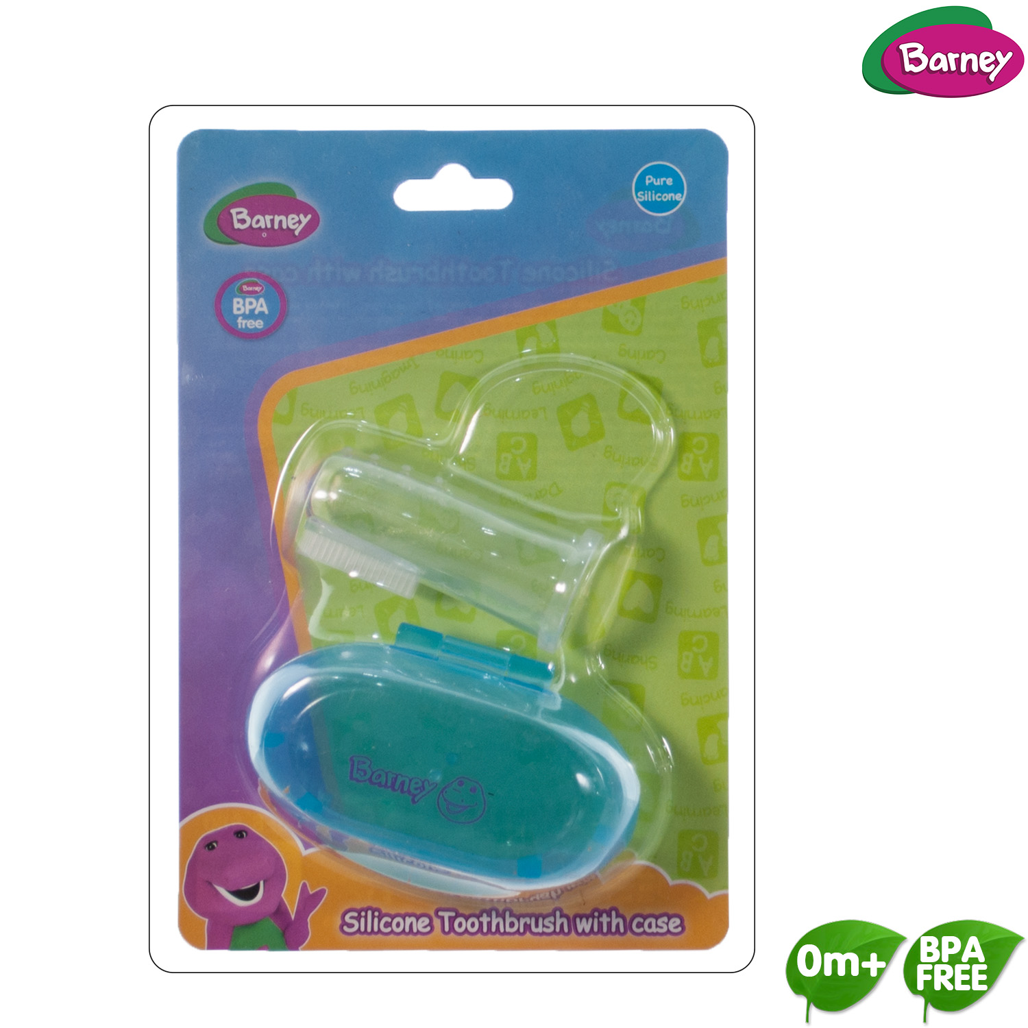 Barney Silicone Toothbrush with Case | Lazada PH