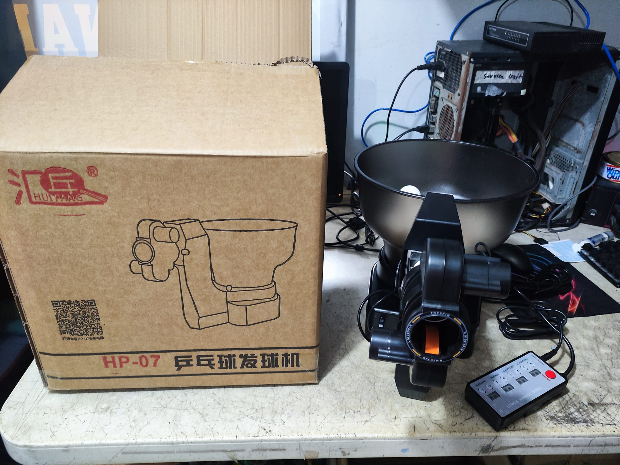 HP07 RoboPong MultiFunction Pingpong Robot original Robo Pong table ...