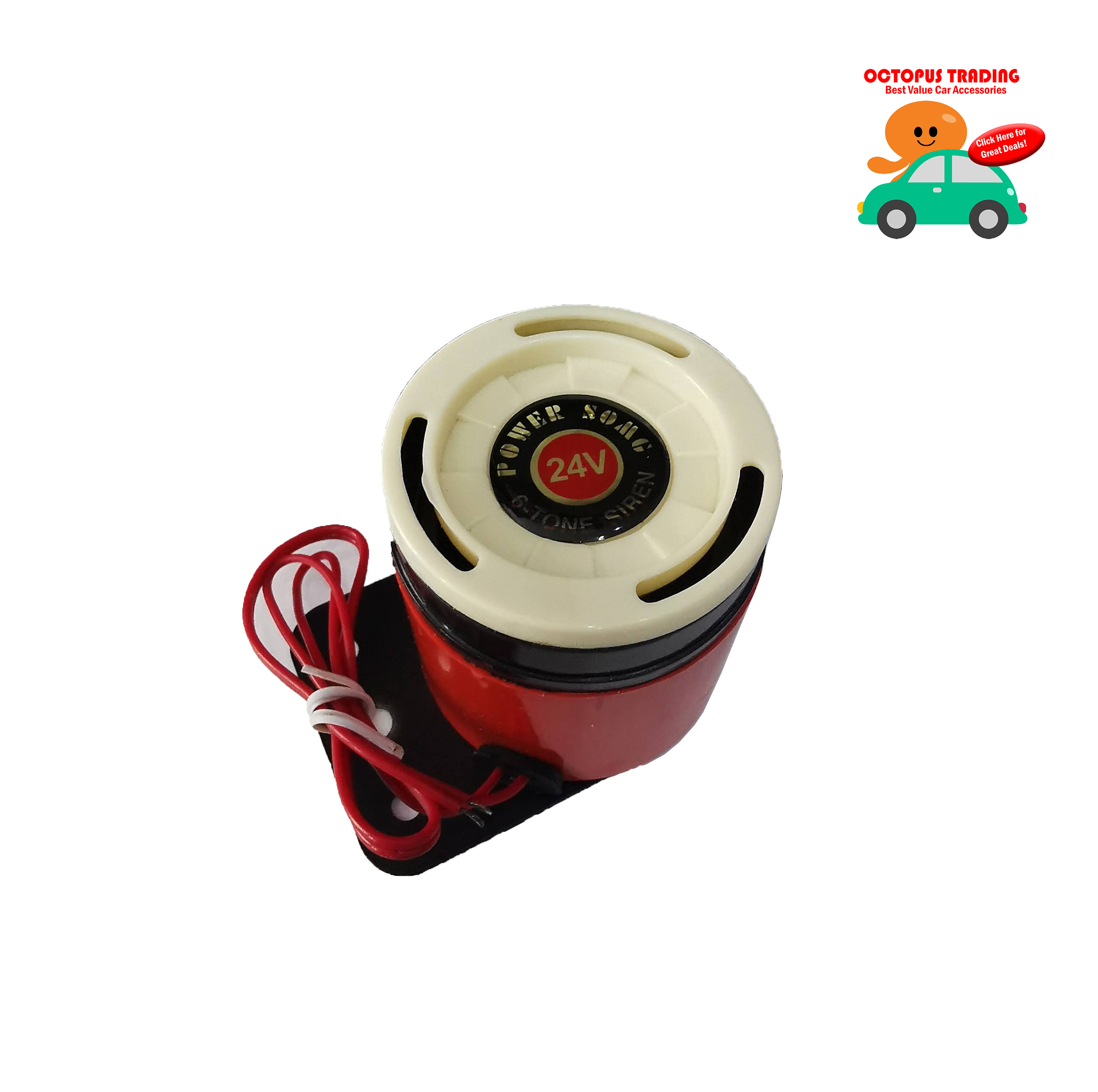 New Car Truck "Musical" Back up Horn 24v Vehicle Reversing Alarm Alert ...