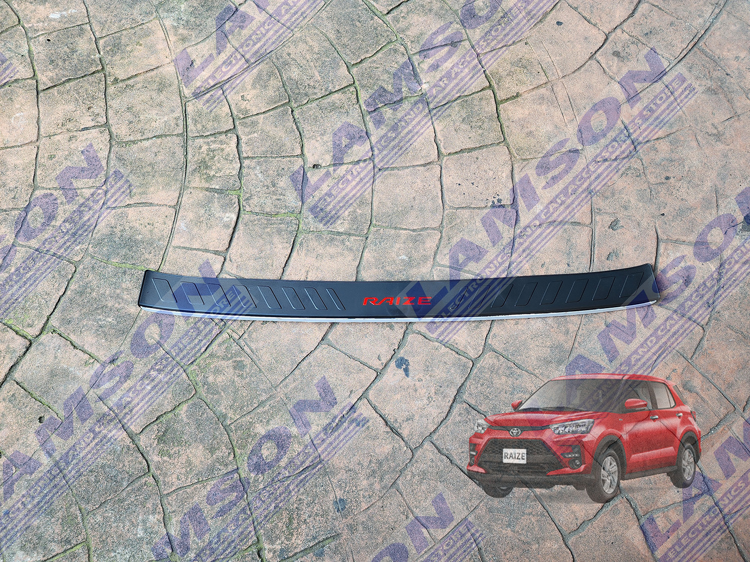 Toyota Raize 2022 - 2023 Rear Step Sill Bumper Protection Plate | Lazada PH