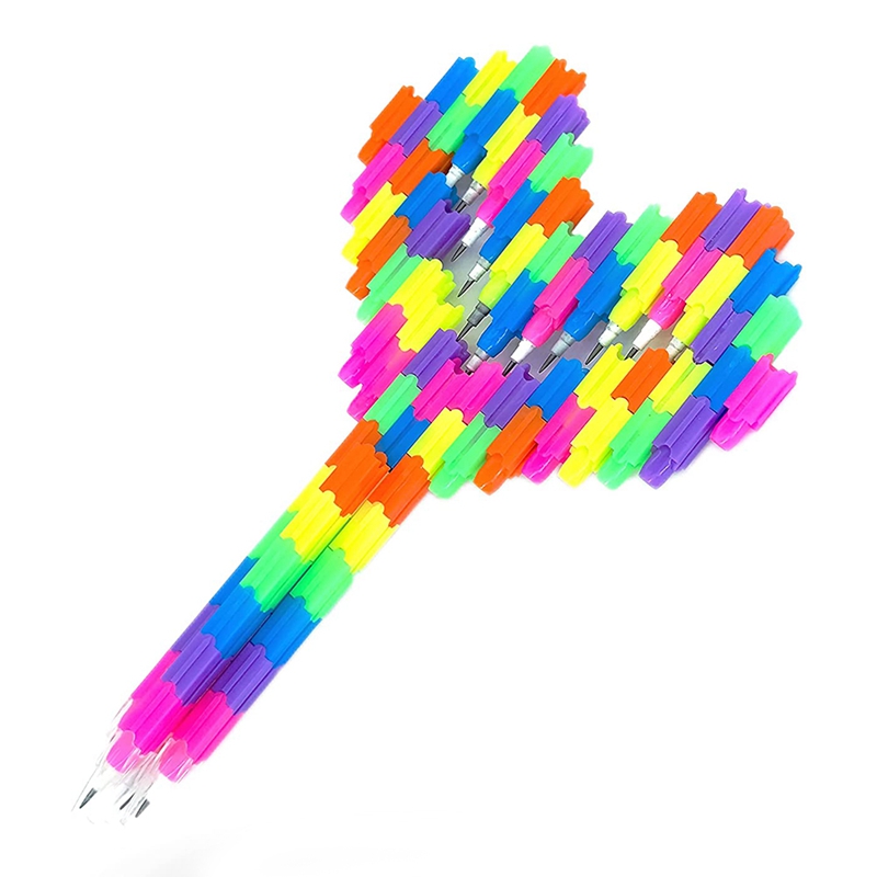 12 Pieces Stacking Pencils Children Birthday Gift Goody Bag Filler ...