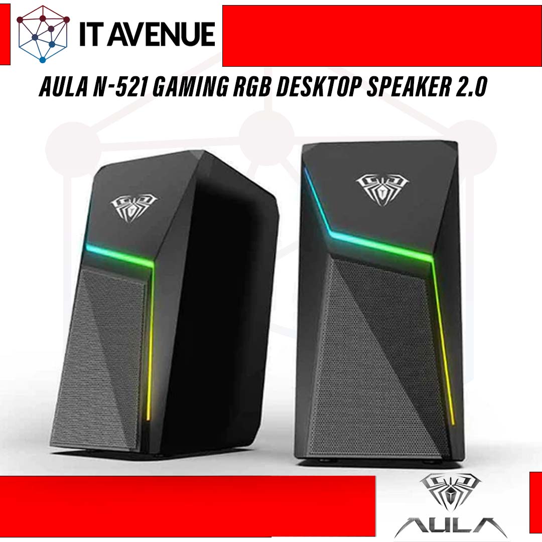 aula n-521 gaming rgb desktop speaker 2.0 | Lazada PH