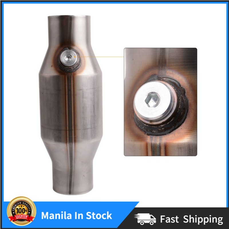 2.5inch Spun Universal Catalytic Converter High Flow Stainless Steel ...