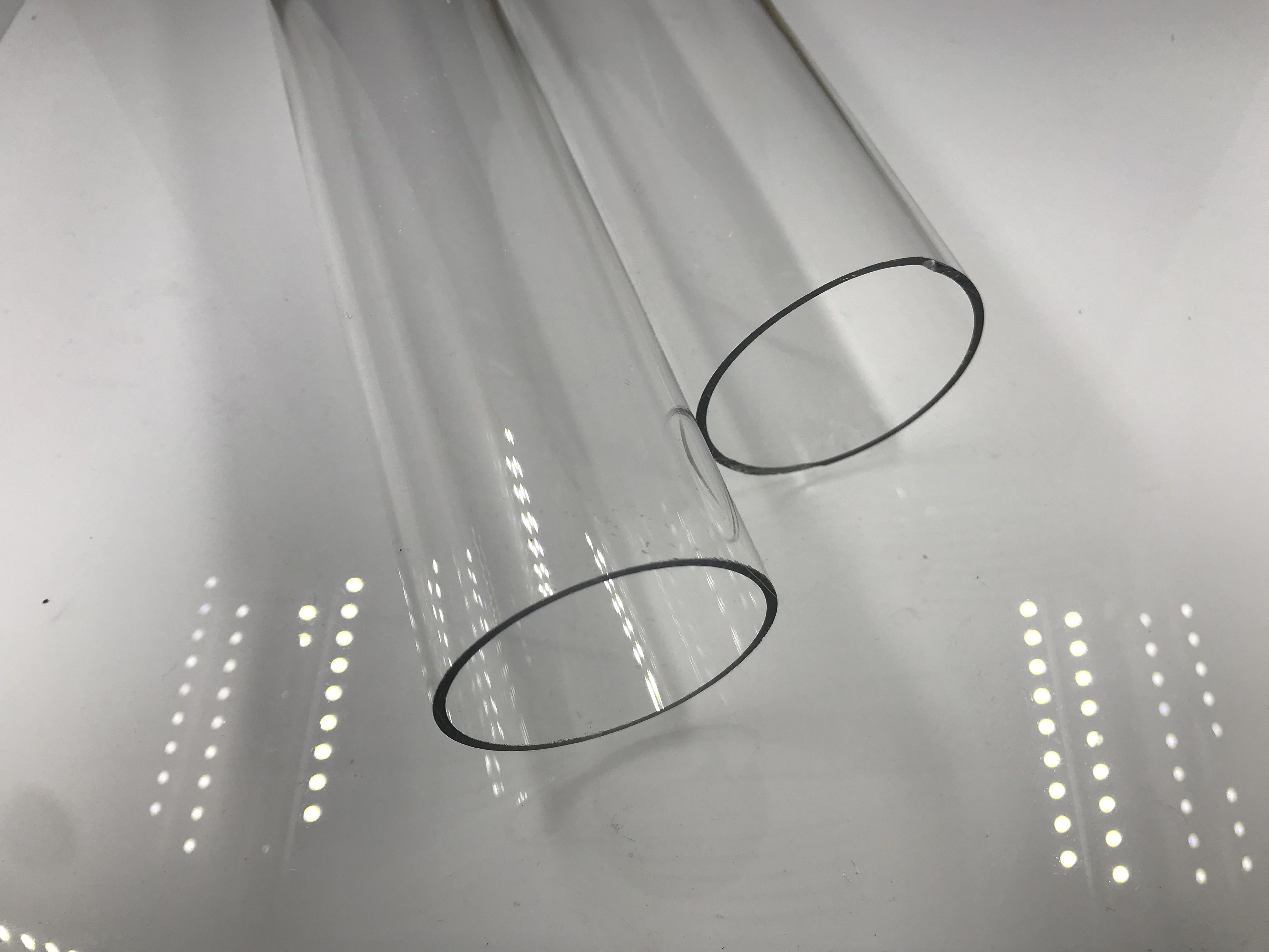 Clear Acrylic Tube 55mm Diameter x1000mm Long Round Perspex Hollow Bar ...