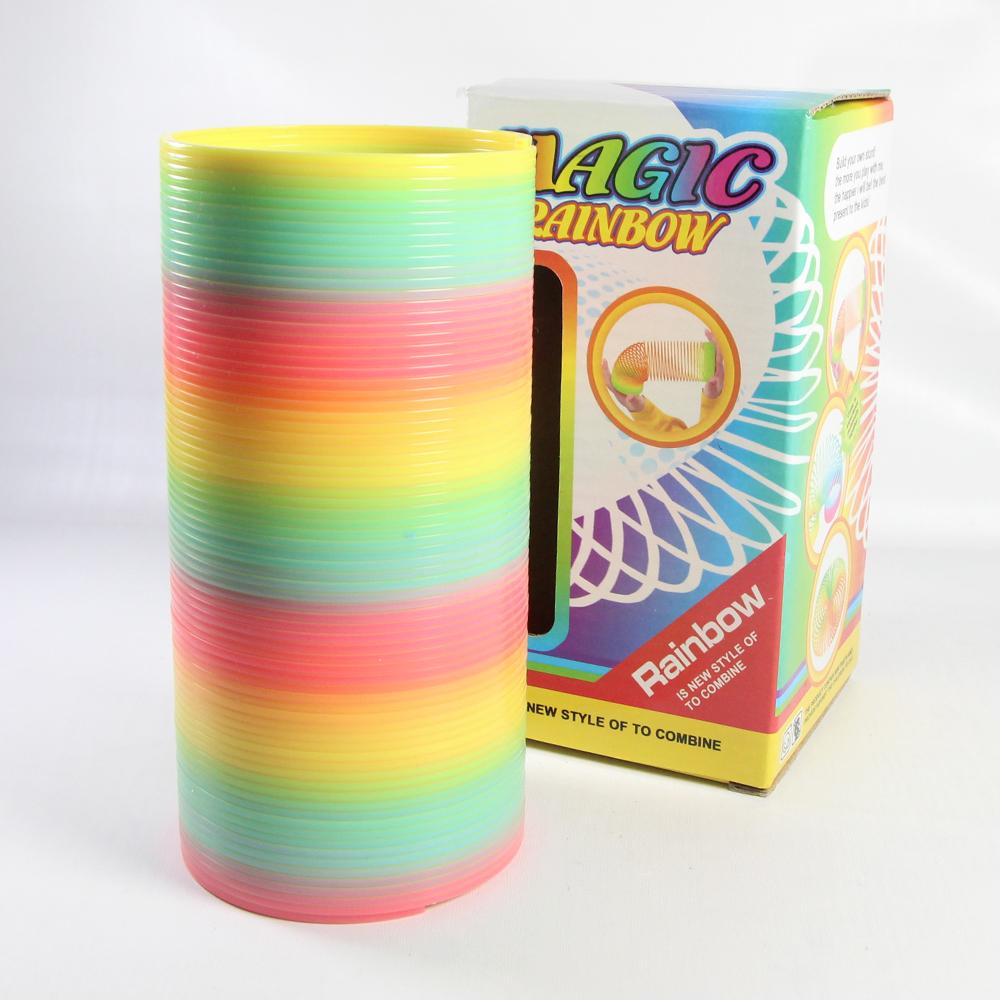 Magic Rainbow Spring Slinky Toys Funny Rainbow Bounce Toy | Lazada PH