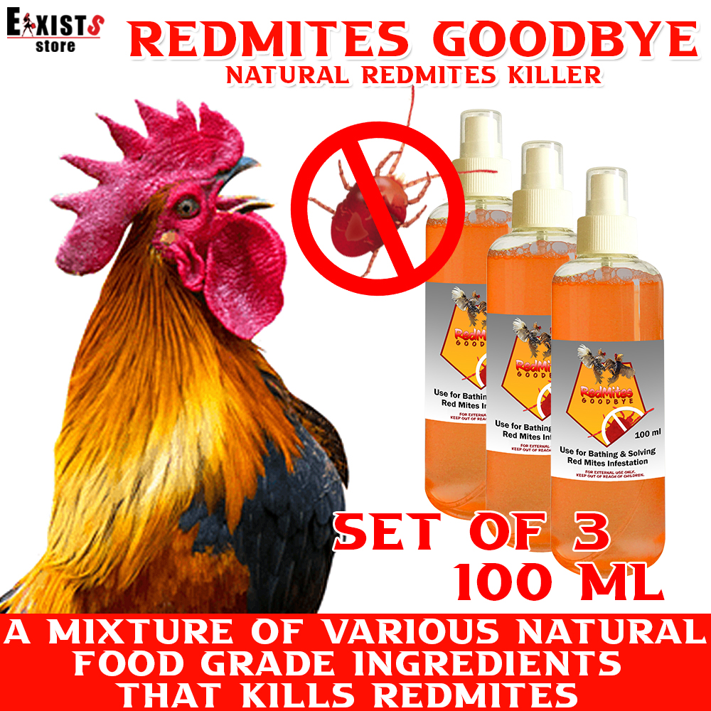 Redmites Goodbye Spray 100ml Set of 3 Natural Redmites Killer ( Pamatay ...