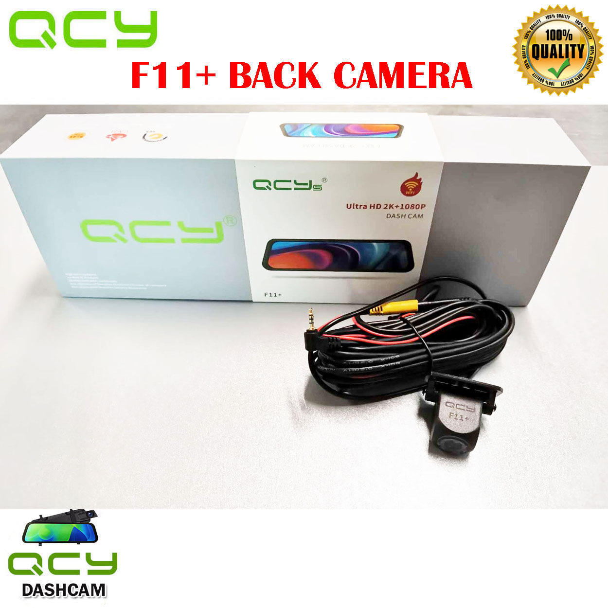 QCY F11+ BACK CAMERA ONLY for mini usb and type-C DASHCAM | Lazada PH