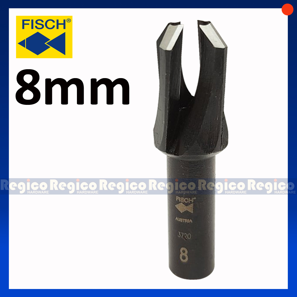 Fisch Tools Plug Cutter Regico Hardware 8mm 1/4" inch 1/2" inch 3/18 ...