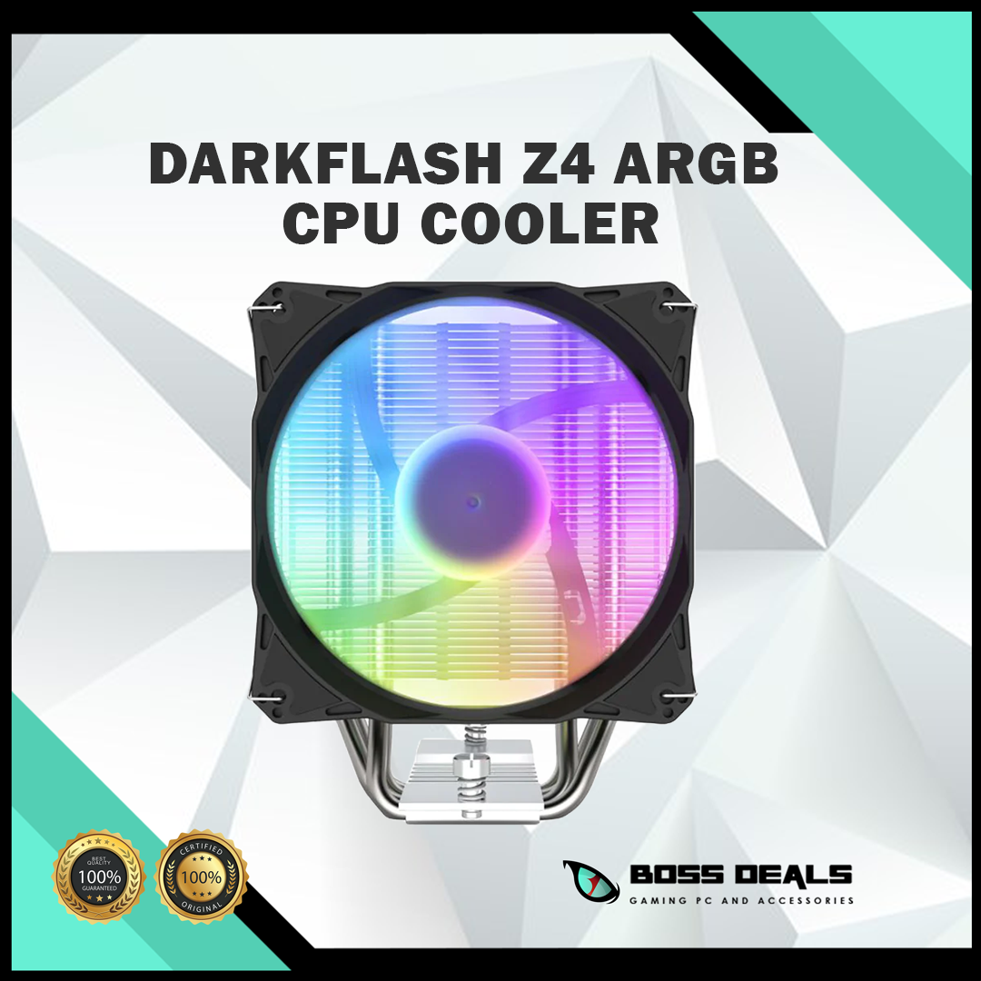 Darkflash Storm Z4 ARGB Tower CPU Cooler (Black) | Lazada PH