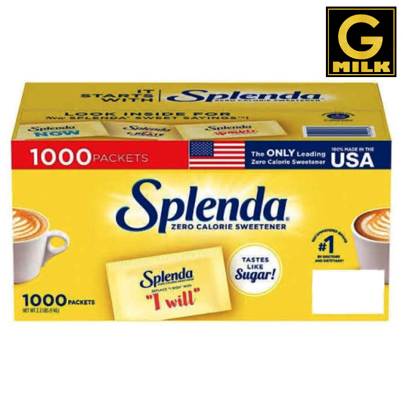 SPLENDA ZERO CALORIE SWEETENER IMPORTED 1000 PACKETS PER BOX | Lazada PH
