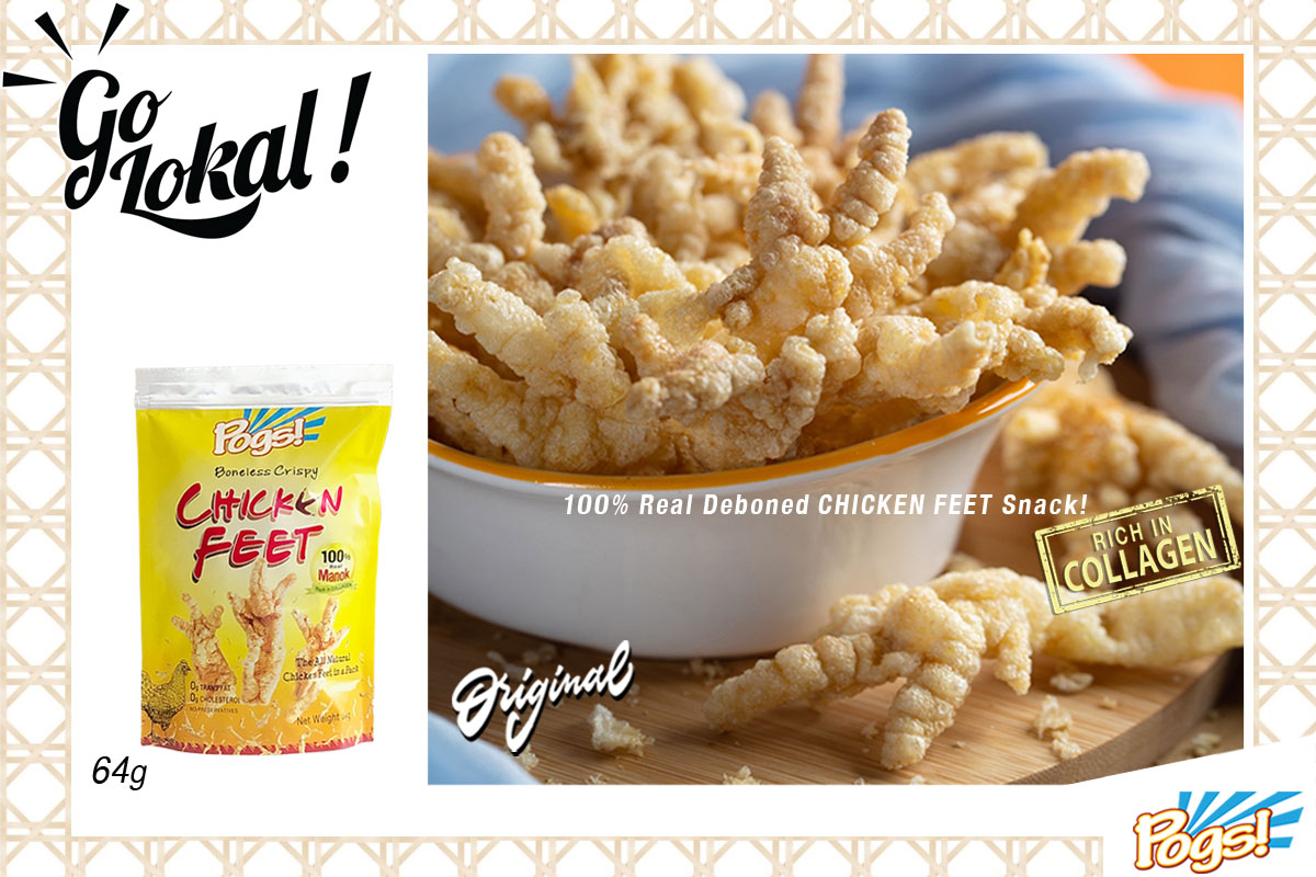 Pogs! Original Crispy Boneless Chicken Feet (1x 64g) | Lazada PH