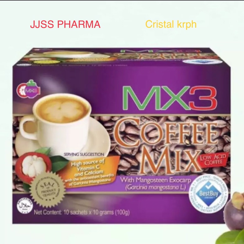 MX3 Coffee mix low acid coffee 10sachet | Lazada PH