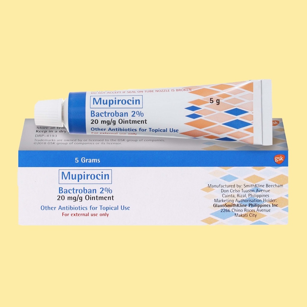 BACTROBAN 2 Mupirocin 20mg/g Ointment 5g | Lazada PH
