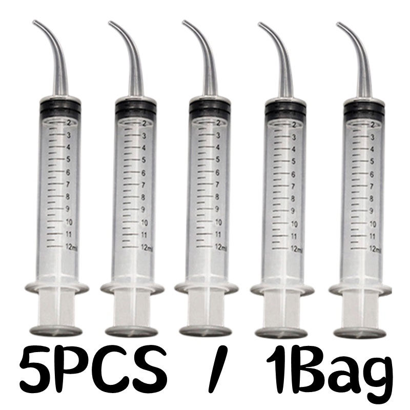 10PCS 12ml Dental Syringe Disposable Syringe Handfeeding Syringe for ...