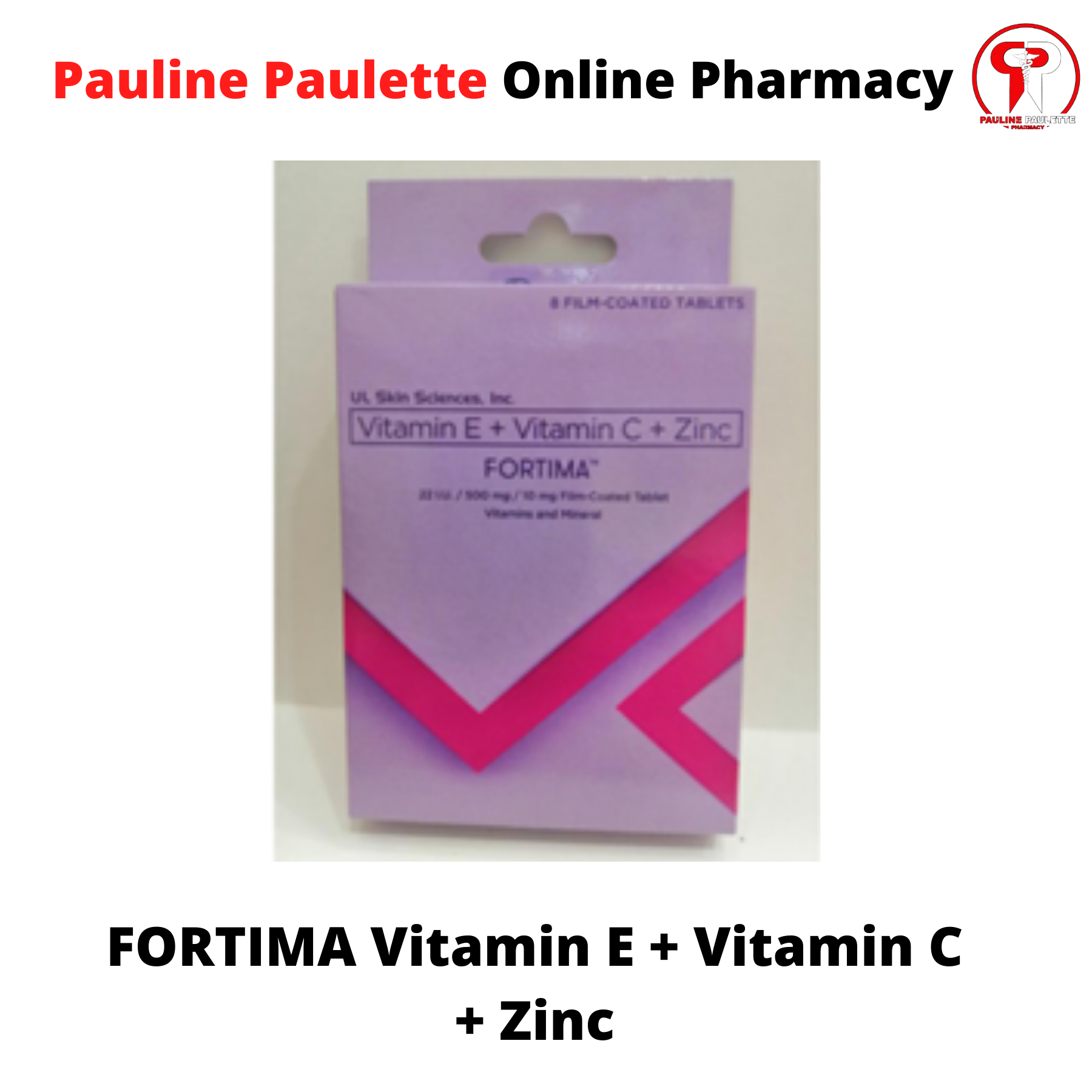FORTIMA Vitamin E + Vitamin C + Zinc Film Coated 8Pieces/1Box | Lazada PH