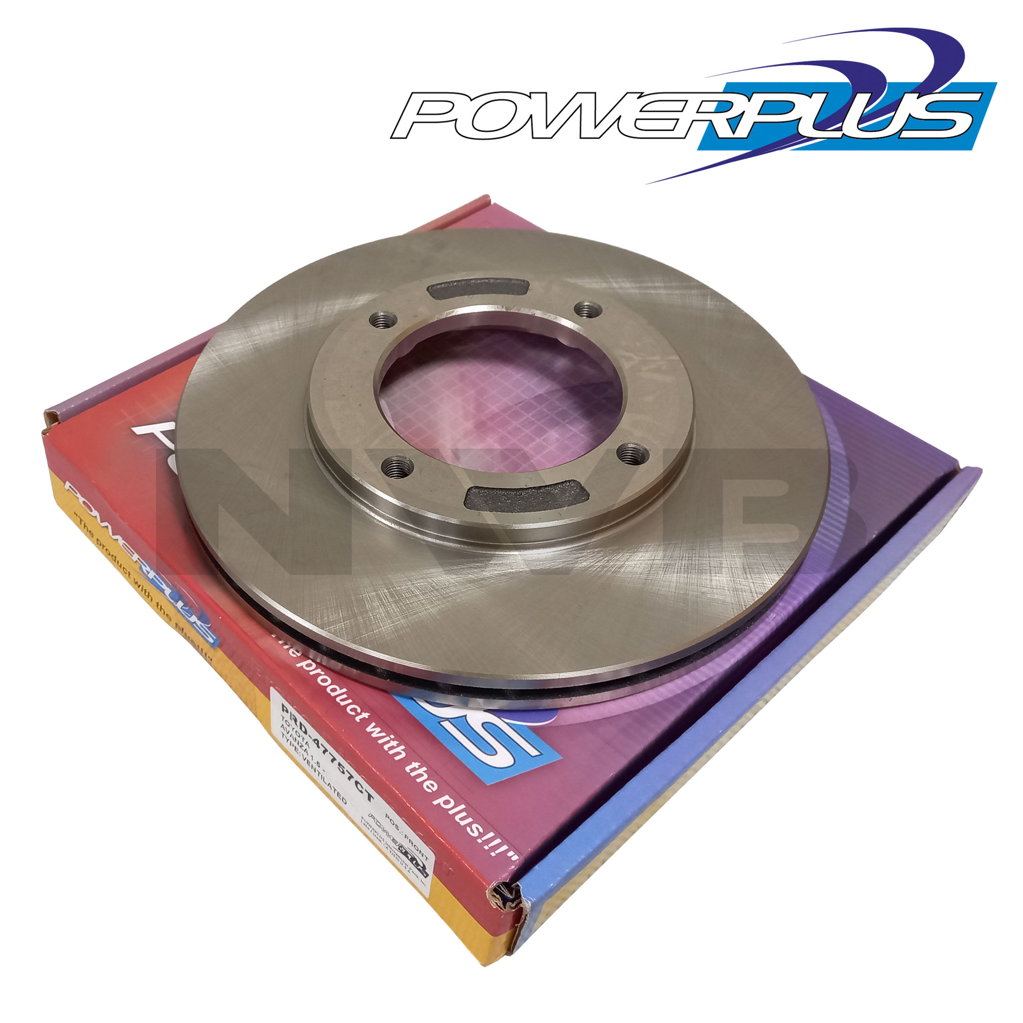 Powerplus Brake Disc Rotor Front for Toyota Avanza 2015-2019 (1pc ...