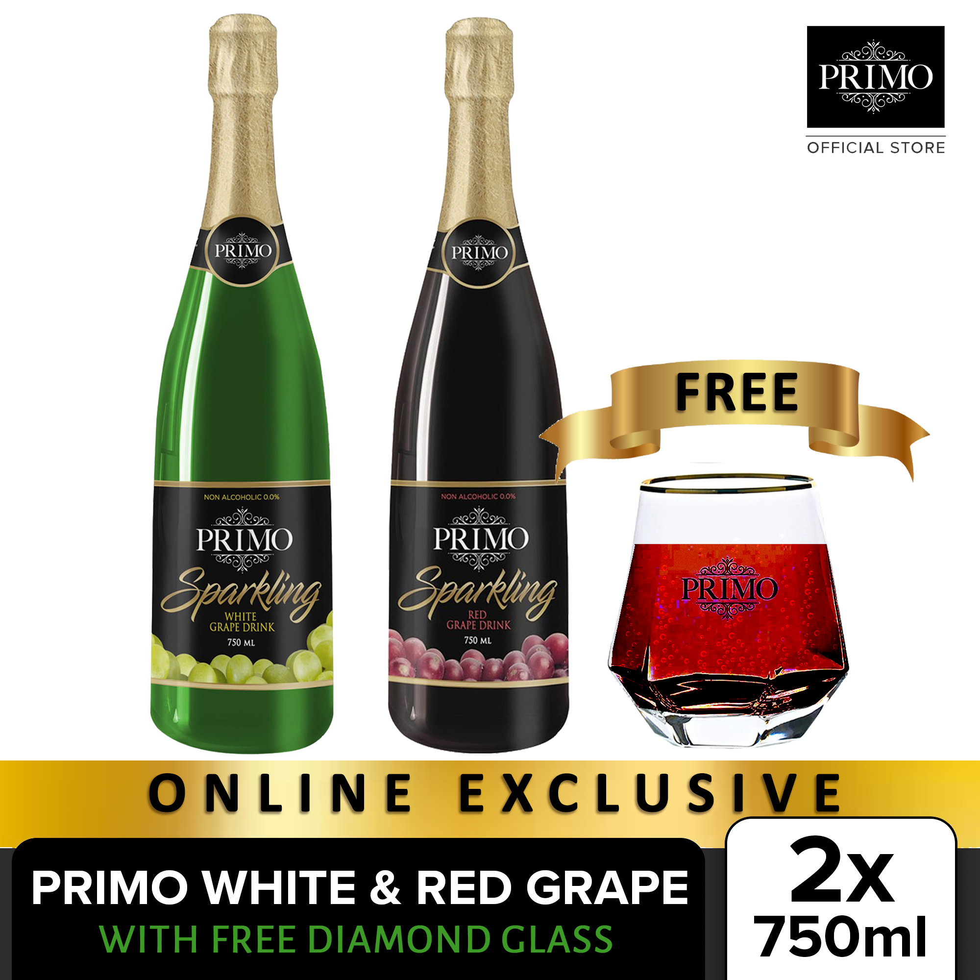 Primo White + Red Sparkling Juice Bundle | Lazada PH