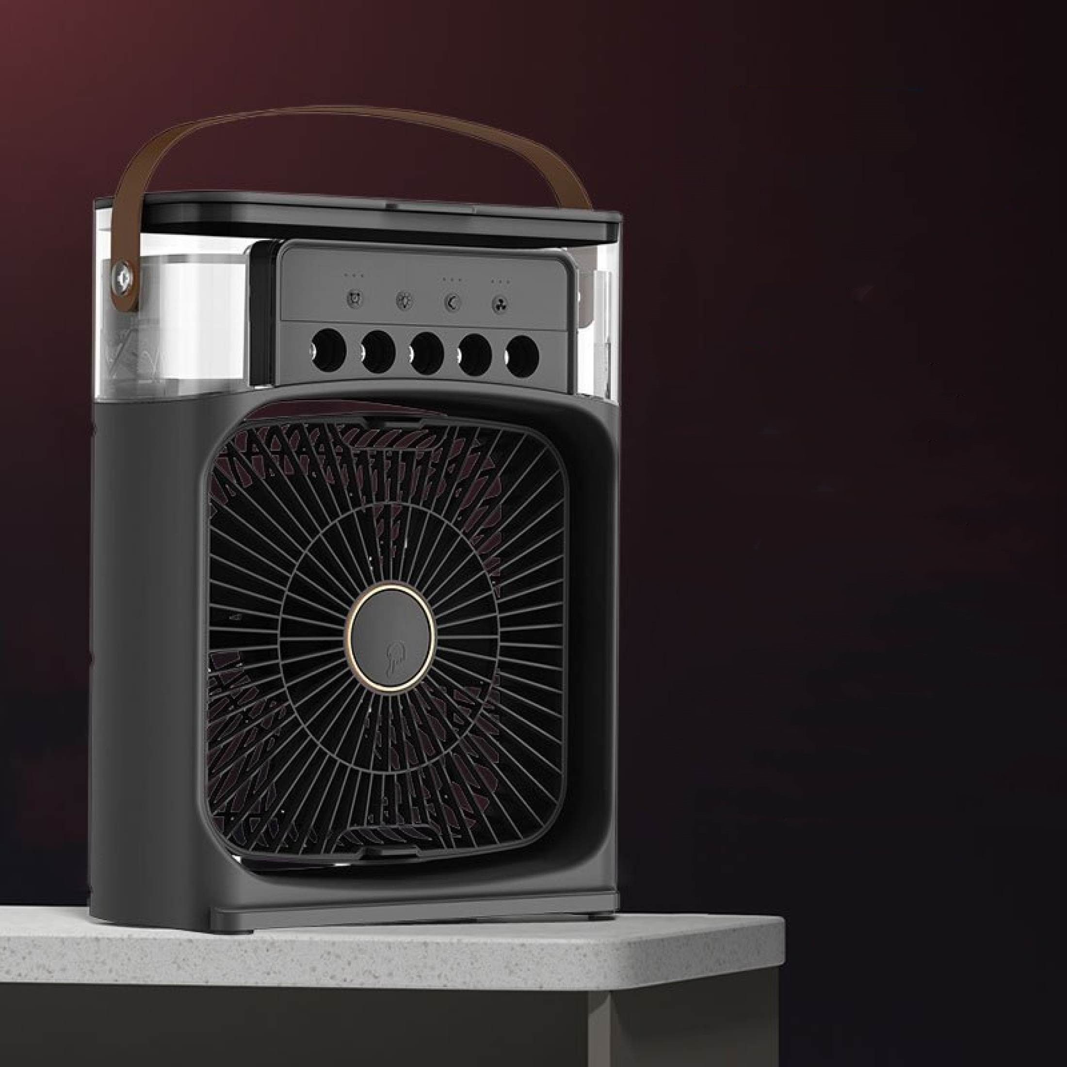 Air cooling fan Small Electric Fan 4 in 1 USB 3-Speed Fan with 7 Colors ...