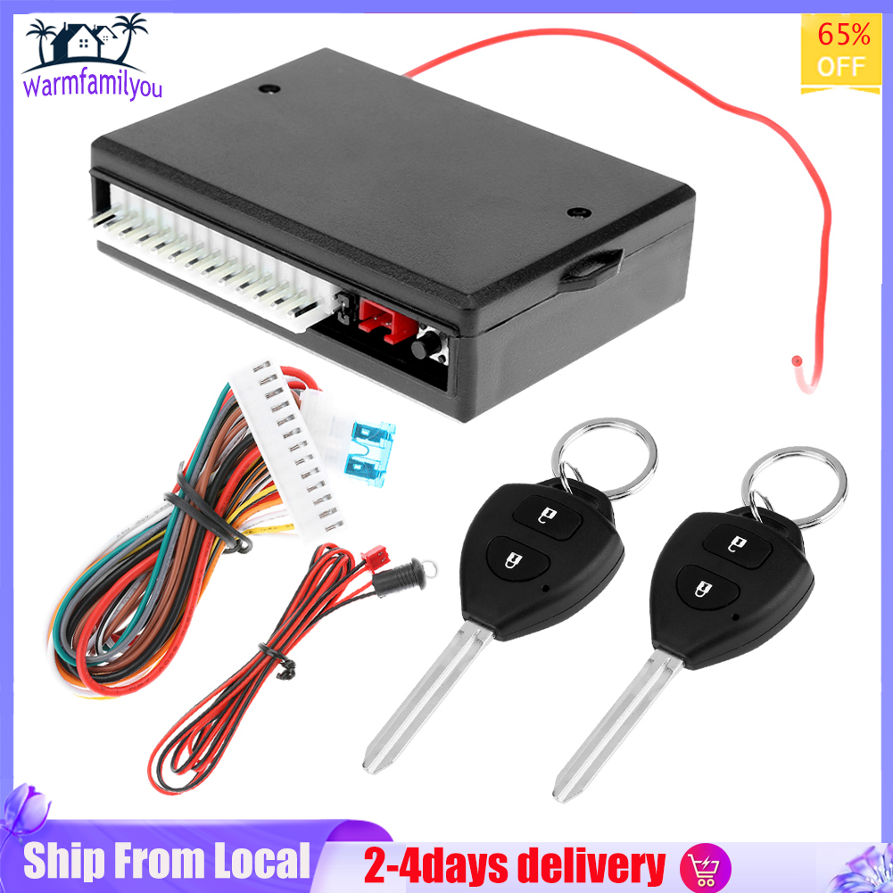 Universal Car Auto Central Door Lock Keyless Entry System Remote ...