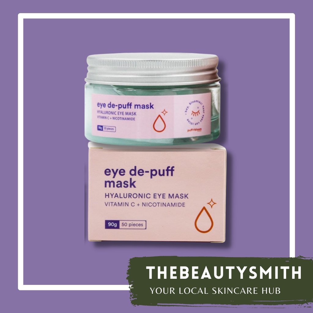 ON HAND Puff and Bloom Eye De-Puff Mask Hyaluronic Eye Mask with ...