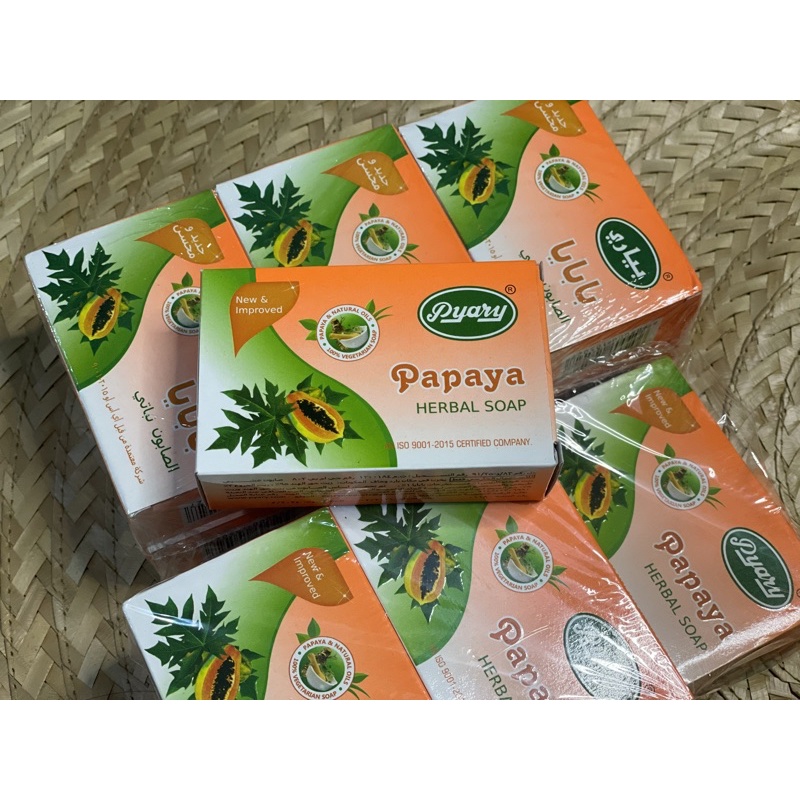 Pyary Soap - Turmeric 75g Authentic April 2024 exp/ Papaya Herbal soap ...