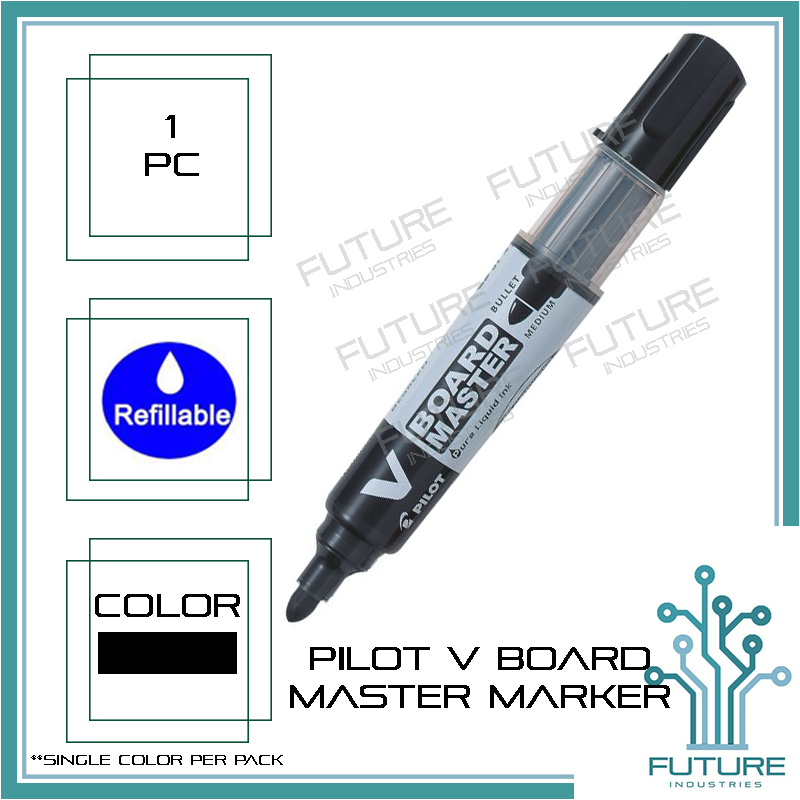 Pilot V Board Master Vboard Master Whyteboard Marker Refillable Marker ...