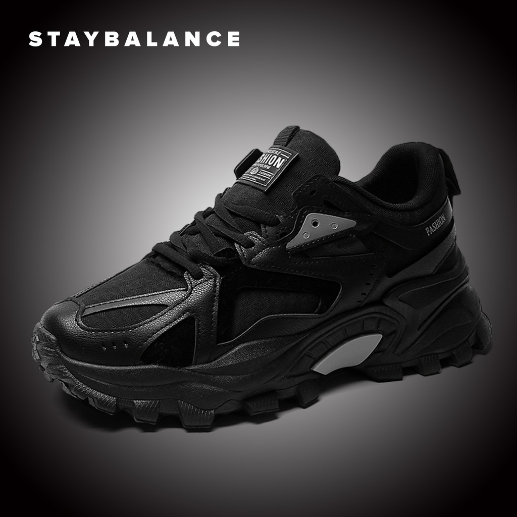 [hzs] Stay Balance Korean Style Reflectorized Men's Sneakers Shoes ...